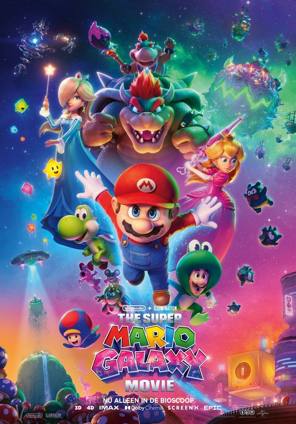 The Super Mario Galaxy Movie (NL) | film | bioscoopagenda