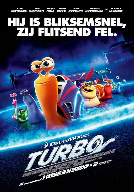 Personnages Du Film Turbo Skidmark Fève Turbo 2014 L' Escargot D